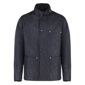 Moncler Chesery Field Jacket - - Jackets - Herren - Blau - 3XL