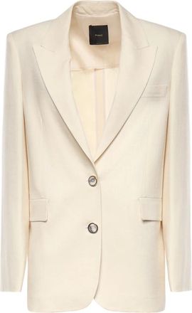 Pinko Pinko, Femme, Vestes, Beige, Taille: 40 FR Veste Crois&eacute;e