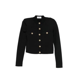 Balmain Embossed-button Cardigan