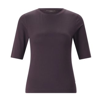 Windsor Lyocell T-Shirt in Slim Fit - - Tops - Damen - Blau - XS
