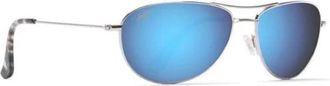 Maui Jim Silberne Baby Beach Sonnenbrille - - Accessories - unisex - Grau - 56 MM