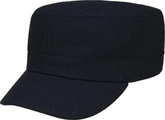 LIPODO Casquette Army en Feutre Homme - avec visière, Fermeture Fermeture Scratch, Fermeture Scratch Hiver Automne-Hiver - Taille Unique Bleu foncé