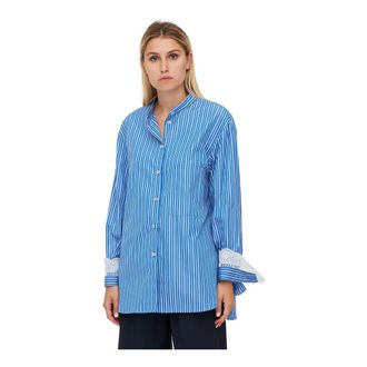 Erika Cavallini Semi Couture Hemden - - Blouses & Shirts - Damen - Blau - XL