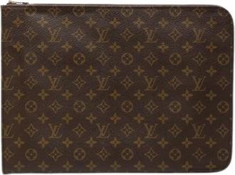 Louis Vuitton Pre-owned Poche Documents Portfolio - Femme - Pre-owned - Brun - Taille: ONE Size