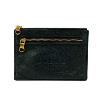 Loewe Portefeuille en cuir Pre-owned - Femme - Pre-owned - Noir - Taille: ONE Size