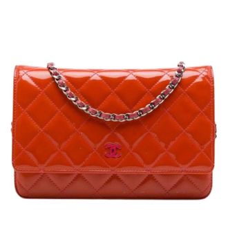 Chanel Pre-owned Wallet on Chain - - Pre-owned - Damen - Orange - ONE SIZE