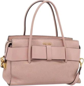 Miu Miu Sac &agrave; main Pre-owned - Femme - Pre-owned - Rose - Taille: ONE Size