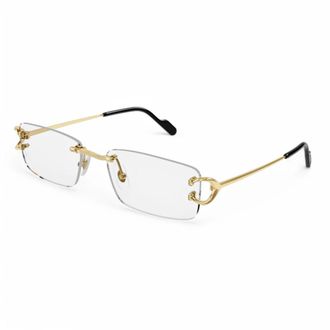 Cartier Brillen - - Accessories - Herren - Gelb - 56 MM