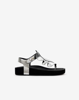 Isabel Marant Sandales Isela - Femme - Argent - Taille35 - Isabel Marant