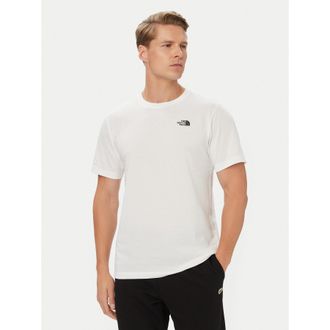 The North Face T-Shirt Evolution Simple Dome NF0A8CZ2 Wei&szlig; Regular Fit