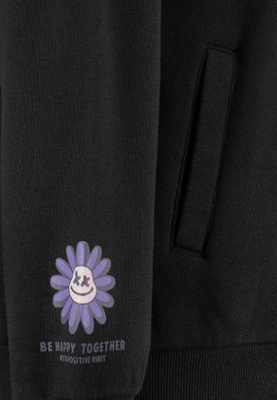 Sublevel Hoodie K&auml;ngurutasche und bequeme Rippb&uuml;ndchen f&uuml;r Damen (1-tlg) Baumwolle Normal Fit Kapuze Langarm Einfarbig atmungsaktiv