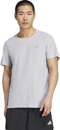 adidas Mens Adi365 Running Climacool+ T-Shirt Halo Silver/White XL