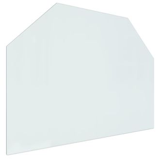 Generic Kangmusi Kaminofen Glasplatte Sechseck 80x60 cm,324140