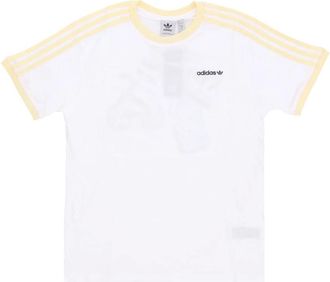 adidas Wei&szlig;es Damen Rundhals T-Shirt - - Tops - Damen - Wei&szlig; - S
