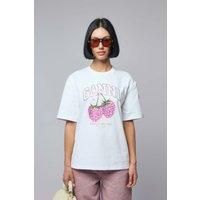 Ganni Heavy Cotton Jersey Raspberry