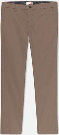 Timberland Claremont Chinohose aus Twill mit schmalem Bein f&uuml;r Herren in Braun, Herren, Braun, Gr&ouml;&szlig;e