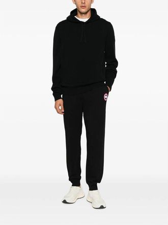Canada Goose Wool Knit Hoodie - Black
