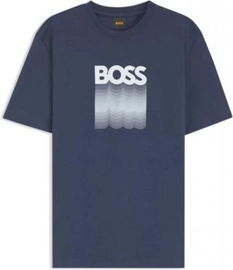HUGO BOSS Homme, Tops, Bleu, Taille: XL Te Insignia T-Shirt