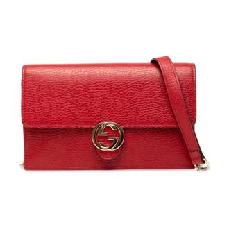 Gucci Pre-owned Sac bandouli&egrave;re en cuir - Femme - Pre-owned - Rouge - Taille: ONE Size