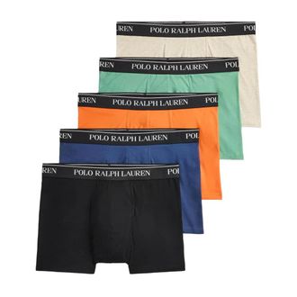 Ralph Lauren Homme, Sous-v&ecirc;tements, Multicolore, Taille: S Classic Stretch Cotton Trunk 5-Pack