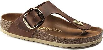 Birkenstock 1018745 Gizeh Big Buckle cognac, Oiled Leather Femme Cognac EU 39