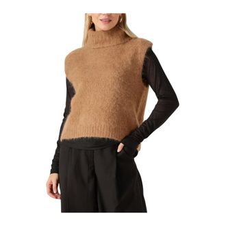 Moss Copenhagen Damen, Strickwaren, Braun, L/XLGröße