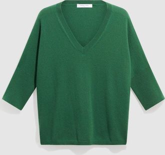 Gerard Darel Pull V ample en cachemire - RESA - Vert