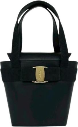 Ferragamo Mini sac Pre-owned - Femme - Pre-owned - Noir - Taille: ONE Size