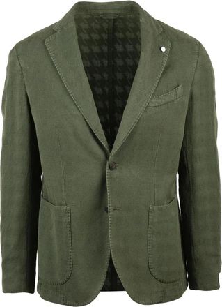 L.B.M. 1911 L.b.m. 1911, Homme, Vestes, Vert, Taille: XL Blazer Stondato