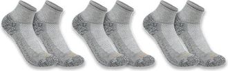 Carhartt Work in Progress Force Lot de 3 paires de chaussettes pour homme Poids moyen, charbon, Large