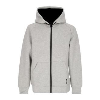 PROPAGANDA Graue Kapuzen-Neoprenjacke Rei&szlig;verschluss - - Sweatshirts & Hoodies - Herren - Grau - L