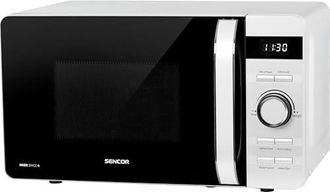Sencor mit 8 Programmen + Grill, Volumen 17 l, 800 W, schwarz-weiß