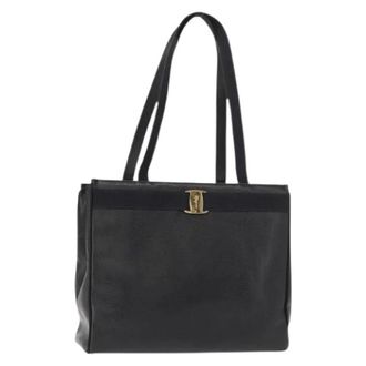 Ferragamo Sac bandouli&egrave;re en cuir Pre-owned - Femme - Pre-owned - Bleu - Taille: ONE Size
