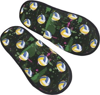 Generic Volley-Ball Unisexe Slippers L&eacute;g&egrave;res Chaussons Peluche Chaussures De Maison Pour Automne Ext&eacute;rieur Int&eacute;rieur M
