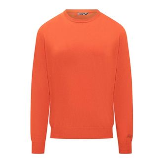 MC2 Saint Barth Homme, Pulls, Orange, Taille: L Pull ras du cou Regent
