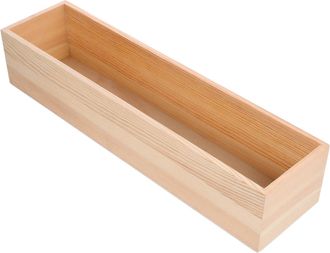 Pretyzoom Unlackierte Kleine Holzkiste Ohne Deckel Rustikale Holzbox Als Vielseitiger Diy Aufbewahrungsbeh&auml;lter F&uuml;r Schmuck Bastelbedarf Schmuckaufbewahrung Und