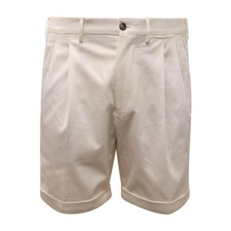 Santaniello Bermuda Baia Shorts Made in Italy - - Shorts - Herren - Wei&szlig; - M
