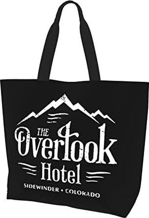 AOOEDM Overlook Hotel Sac &agrave; provisions r&eacute;utilisable en toile pour femme