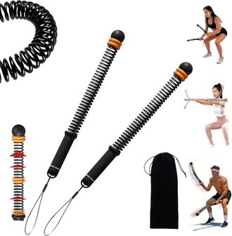 Generic Verstellbare, Seillose Battle Ropes, Leise Und Platzsparende Kabellose Battle Ropes, Tragbares Trainingsger&auml;t for HIIT Mit Aufbewahrungstasche Und Rut