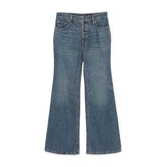 Ralph Lauren Retro Schlag Full Length Schlagjeans - - Jeans - Damen - Blau - XS