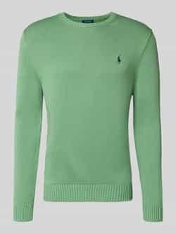 Polo Ralph Lauren Strickpullover mit gerippten Abschl&uuml;ssen