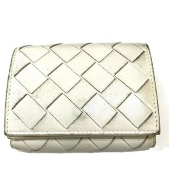 Bottega Veneta Pre-owned Leder-Portemonnaie - - Pre-owned - Damen - Wei&szlig; - ONE SIZE