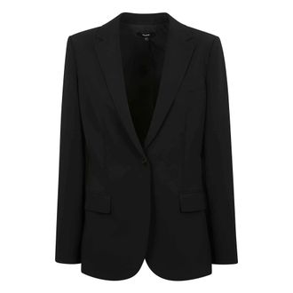 Theory Femme, Vestes, Noir, Taille: 34 FR Blazer noir avec coupe ajust&eacute;e