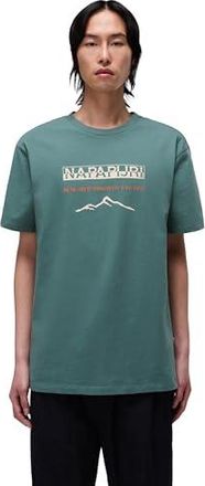 Napapijri T-Shirt à Manches Courtes Sanem, BAUME Vert, XXL