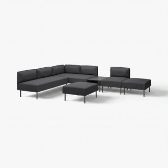 IKEA LILLEHEM 6er-Sitzelement mit Ablage