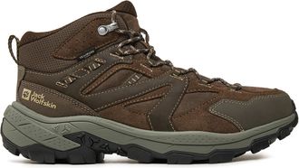 Jack Wolfskin Trekkingschuhe Jack Wolfskin Vojo Tour Lt Mid M A62074 Braun