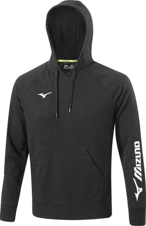 Mizuno Kapuzenpullover f&uuml;r Herren, Frottee (Schwarz)