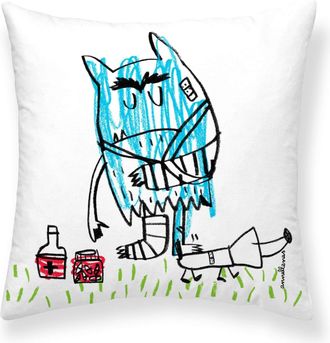 Ripshop Kissenbezug 100% Baumwolle 50x50 cm Modell entfernt von Anna Llenas in catal&agrave;