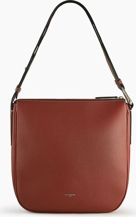 Le Tanneur Sac hobo moyen mod&egrave;le Madeleine en cuir de taurillon grain&eacute;