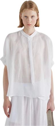 Meimeij Femme, Blouses et Chemises, Blanc, Taille: 36 FR E6/I/M6Ej06791